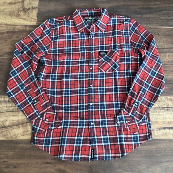 Von Dutch | Shirts | Von Dutch Mens Flannel Shirt | Poshmark